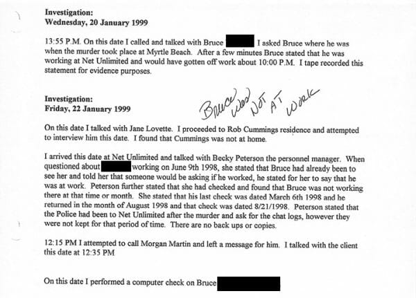 The alternate suspect lied about his alibi | Free Kimberly Renee Poole